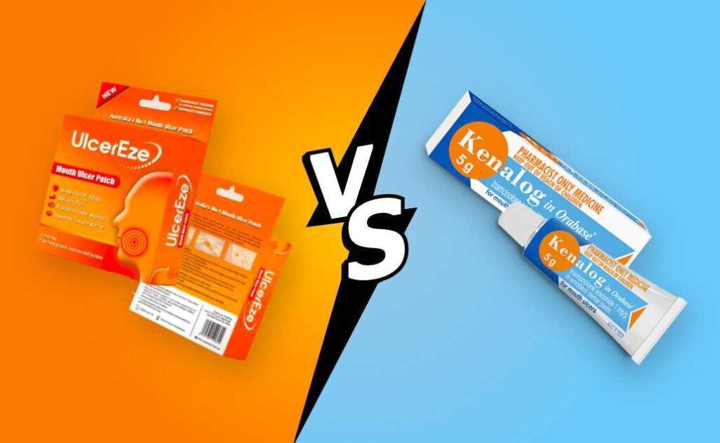 Best Mouth Ulcer Patches Compared UlcerEze vs Kenalog